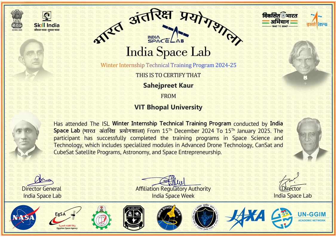 Sahejpreet Kaur on LinkedIn: #spacetechnology #aerospace #internship # ... Sahejpreet Kaur on LinkedIn: #spacetechnology #aerospace #internship # ...