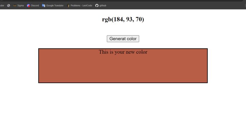 How I created a random color generator using JavaScript | Mahendra ... How I created a random color generator using JavaScript | Mahendra ...