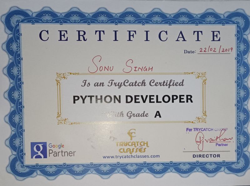Sonu Singh on LinkedIn: #python #trychatch #pythondjango # ... Sonu Singh on LinkedIn: #python #trychatch #pythondjango # ...