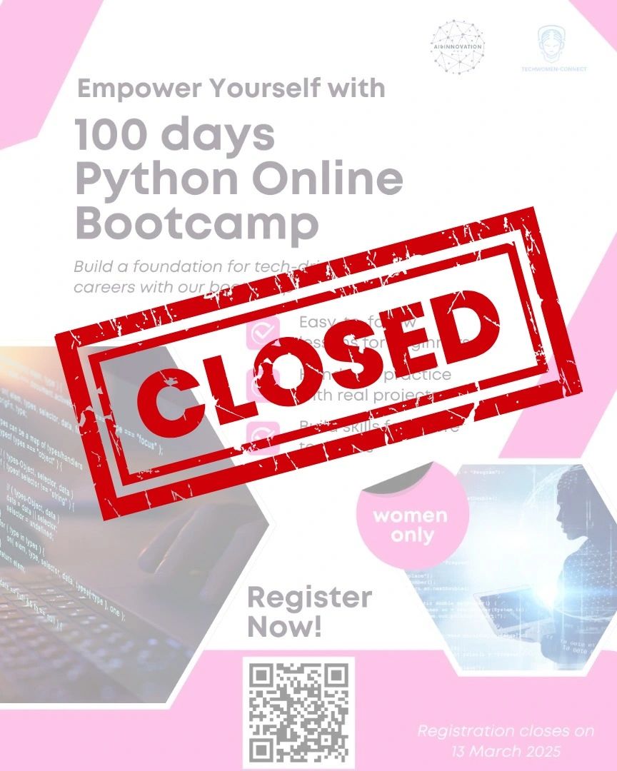 #100daysofcode #pythonbootcamp #techforgood #aiandinnovation… | AI ... #100daysofcode #pythonbootcamp #techforgood #aiandinnovation… | AI ...