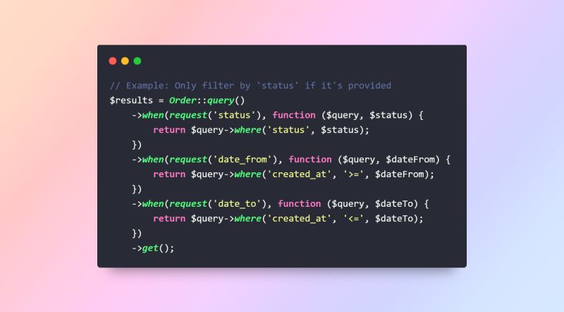 Mohammed Al Ashqer on LinkedIn: #laravel #php #eloquent #codingtips # ... Mohammed Al Ashqer on LinkedIn: #laravel #php #eloquent #codingtips # ...