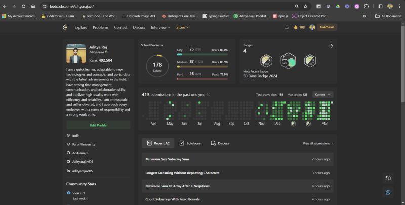 #100daysofcode #leetcode #codingjourney #continuouslearning # ... #100daysofcode #leetcode #codingjourney #continuouslearning # ...