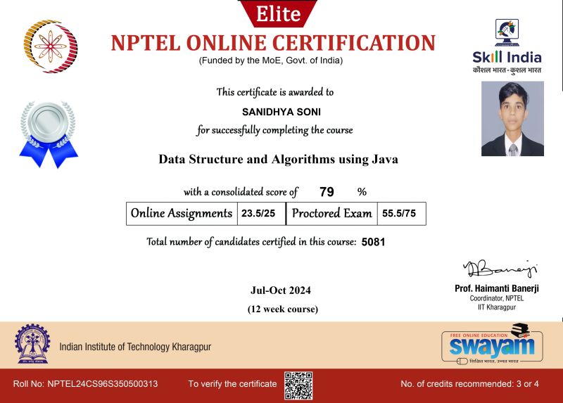 Sanidhya Soni on LinkedIn: Delighted to share that I’ve successfully ... Sanidhya Soni on LinkedIn: Delighted to share that I’ve successfully ...