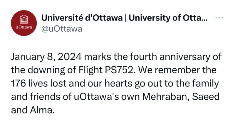 Pegah Hadipour , MSc,MEng on LinkedIn: PS752 is engraved in our minds ... Pegah Hadipour , MSc,MEng on LinkedIn: PS752 is engraved in our minds ...