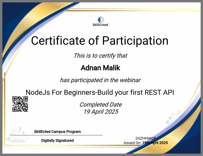 #nodejs #webdevelopment #learning #restapi #backendjourney #skillected ... #nodejs #webdevelopment #learning #restapi #backendjourney #skillected ...