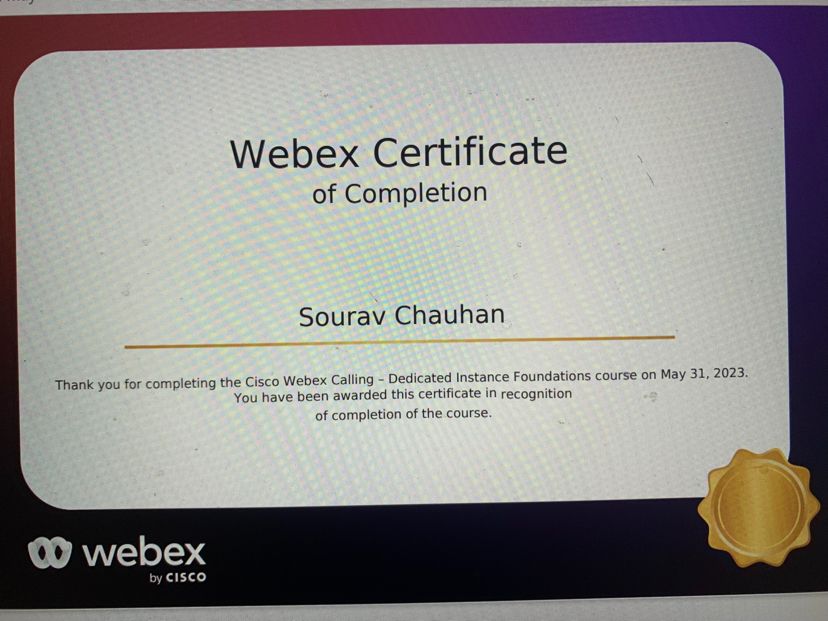 Sourav Chauhan on LinkedIn: Cisco WebEx Calling-Dedicated Instance ... Sourav Chauhan on LinkedIn: Cisco WebEx Calling-Dedicated Instance ...
