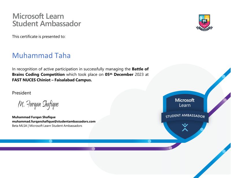 Muhammad Taha on LinkedIn: #coding #microsoftlearn Muhammad Taha on LinkedIn: #coding #microsoftlearn