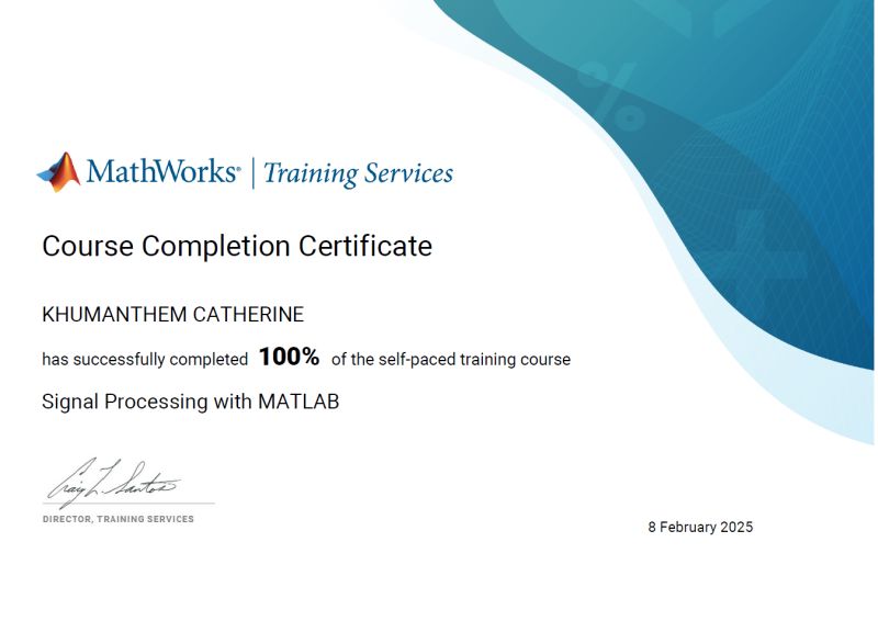 #signalprocessing #matlab #dsp #mathworks | Khumanthem Catherine #signalprocessing #matlab #dsp #mathworks | Khumanthem Catherine