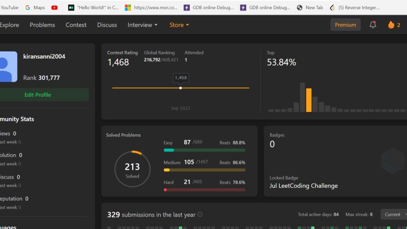 Sanni kiran on LinkedIn: #leetcode #codingchallenges #problemsolving # ... Sanni kiran on LinkedIn: #leetcode #codingchallenges #problemsolving # ...