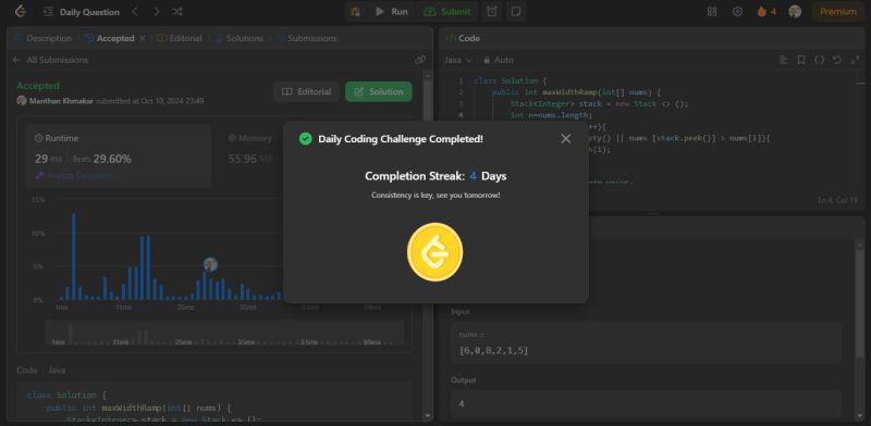 Manthan khamkar on LinkedIn: #dailyprogress #codingjourney #leetcode # ... Manthan khamkar on LinkedIn: #dailyprogress #codingjourney #leetcode # ...