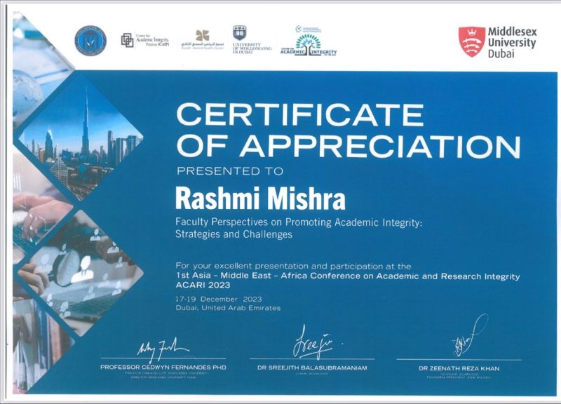 Rashmi Mishra, PhD on LinkedIn: #acari2023 Rashmi Mishra, PhD on LinkedIn: #acari2023