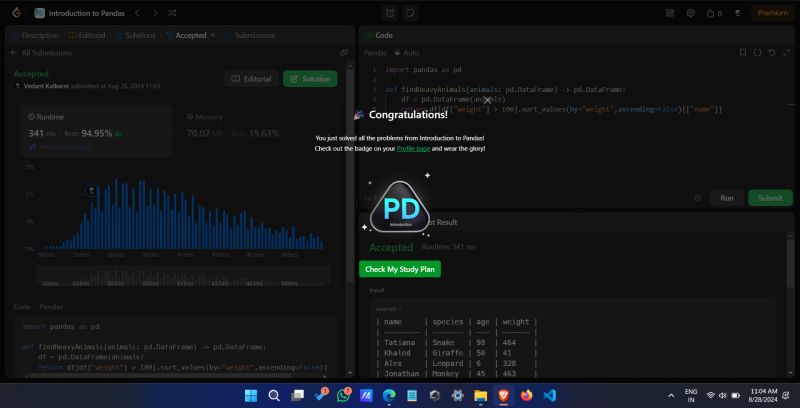 Vedant Kulkarni on LinkedIn: #pandas #leetcode #datascience #python # ... Vedant Kulkarni on LinkedIn: #pandas #leetcode #datascience #python # ...