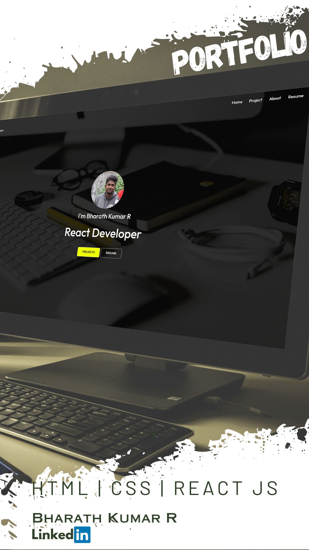 Bharath Kumar R on LinkedIn: #reactjs #html #css #frontenddeveloper Bharath Kumar R on LinkedIn: #reactjs #html #css #frontenddeveloper