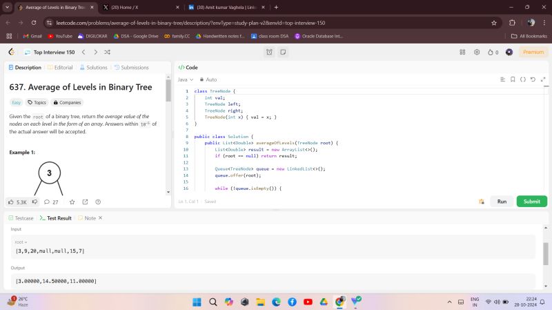 Amit kumar Vaghela on LinkedIn: #100daysofcode #dsa #leetcode # ... Amit kumar Vaghela on LinkedIn: #100daysofcode #dsa #leetcode # ...