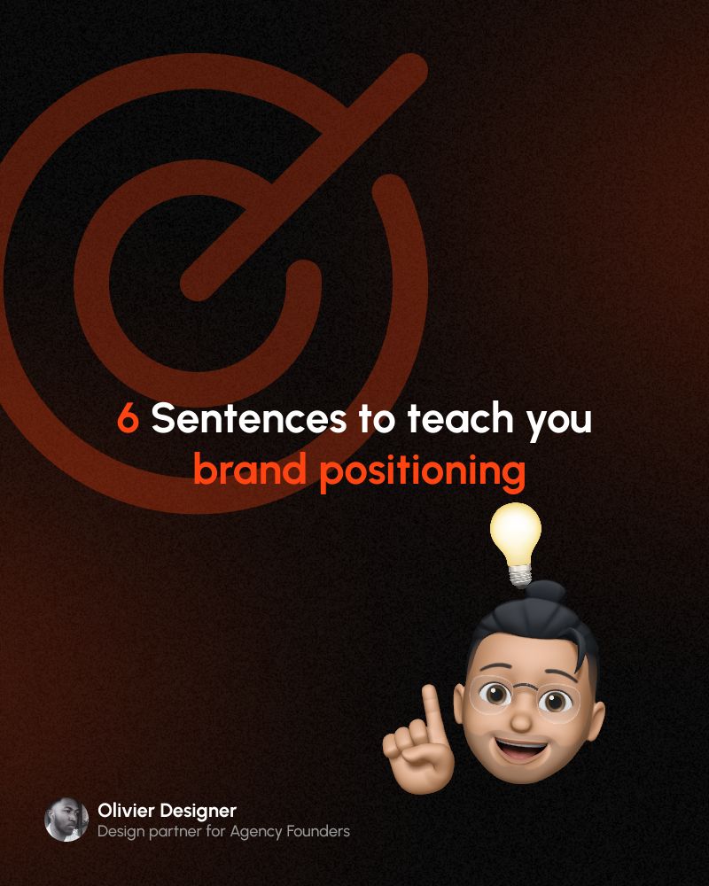 Olivier Designer on LinkedIn: The 6 sentences I use to define brand ... Olivier Designer on LinkedIn: The 6 sentences I use to define brand ...