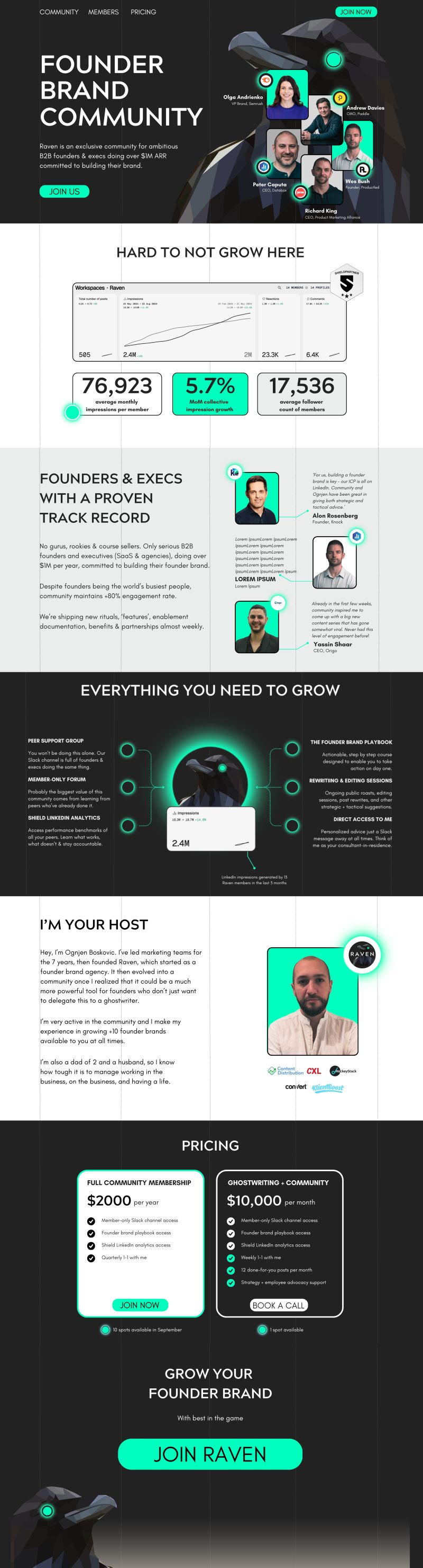Ognjen Bošković 🐦⬛ on LinkedIn: Raven founder brand community [August ... Ognjen Bošković 🐦⬛ on LinkedIn: Raven founder brand community [August ...