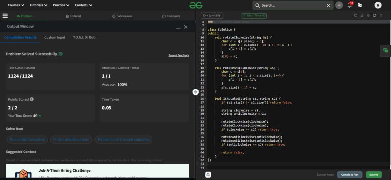 #leetcode #cpp #problemsolving #100daysofcode #stringmanipulation #tech ... #leetcode #cpp #problemsolving #100daysofcode #stringmanipulation #tech ...