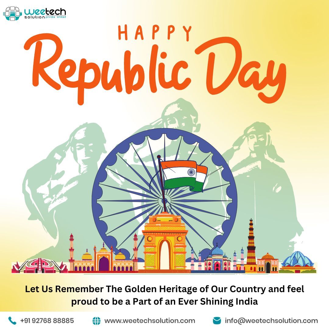 WeeTech Solution Pvt Ltd on LinkedIn: #republicday WeeTech Solution Pvt Ltd on LinkedIn: #republicday