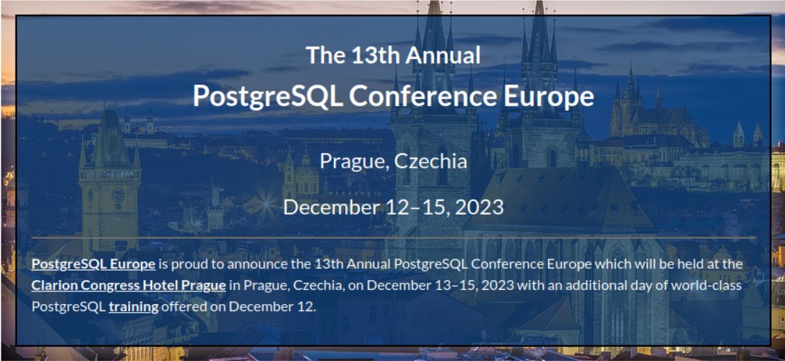 Akshat Jaimini on LinkedIn: #postgresql #pgconfeu | 28 comments Akshat Jaimini on LinkedIn: #postgresql #pgconfeu | 28 comments