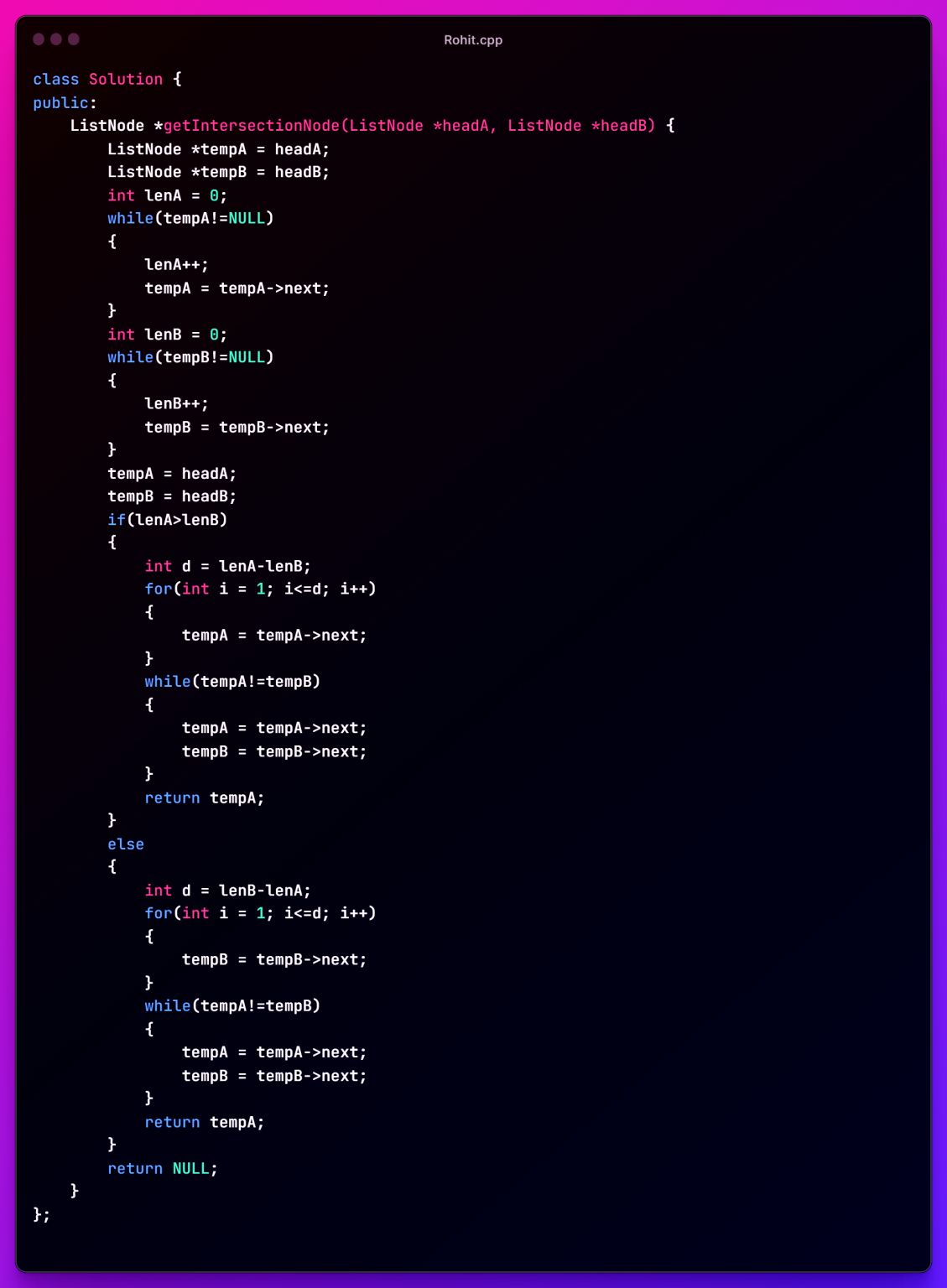 KARMENDRA DEVAL on LinkedIn: LeetCode : 160 Intersection of two Linked ... KARMENDRA DEVAL on LinkedIn: LeetCode : 160 Intersection of two Linked ...