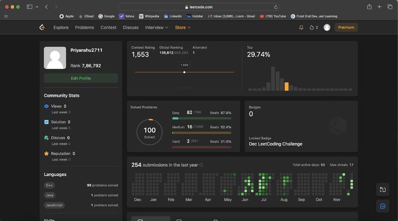 Priyanshu Uniyal on LinkedIn: #leetcode #codingjourney # ... Priyanshu Uniyal on LinkedIn: #leetcode #codingjourney # ...