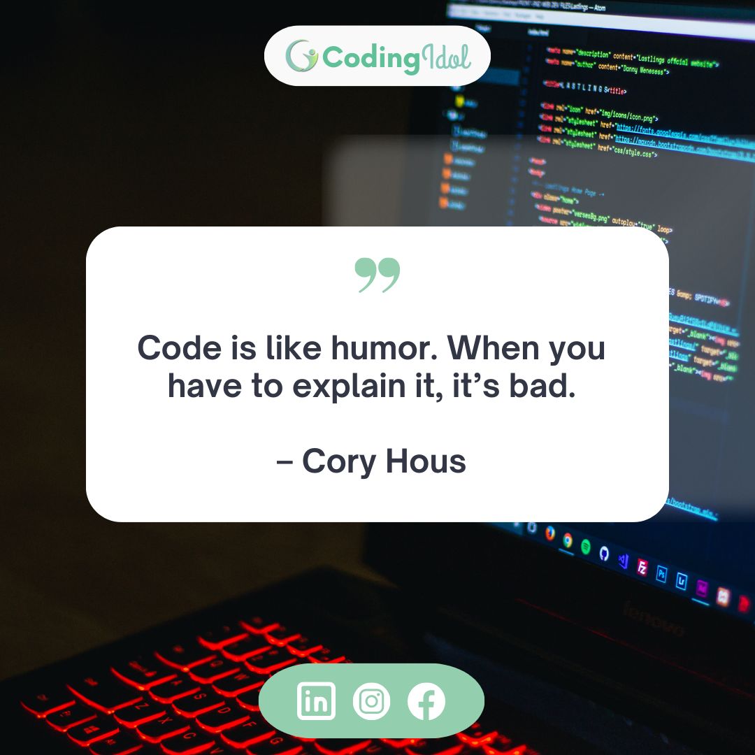 CodingIdol on LinkedIn: #codingquote #inspirationaljourney CodingIdol on LinkedIn: #codingquote #inspirationaljourney
