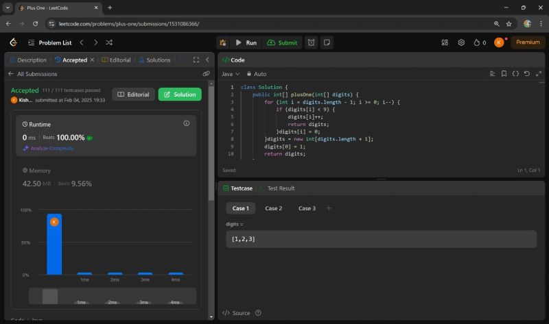 #100daysofcode #leetcode #problemsolving #arraymanipulation… | Kishore A #100daysofcode #leetcode #problemsolving #arraymanipulation… | Kishore A