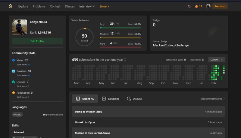 Aditya Yadav on LinkedIn: #leetcodestreak #leetcode2024 # ... Aditya Yadav on LinkedIn: #leetcodestreak #leetcode2024 # ...