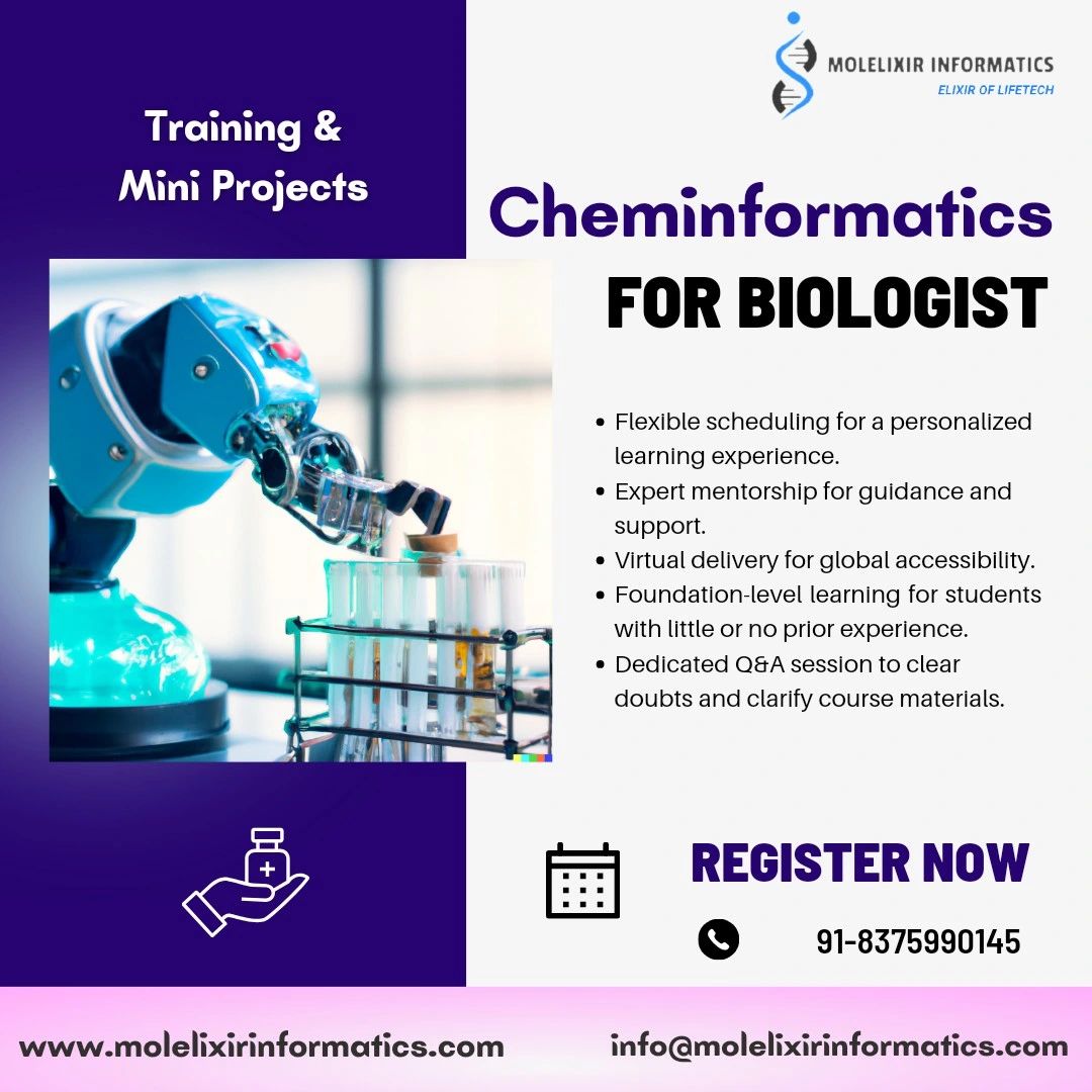 Molelixir Informatics on LinkedIn: #cheminformatics #bioinformatics # ... Molelixir Informatics on LinkedIn: #cheminformatics #bioinformatics # ...