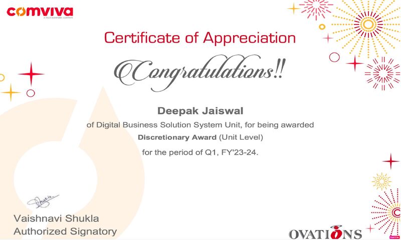 #comviva | Deepak Jaiswal #comviva | Deepak Jaiswal