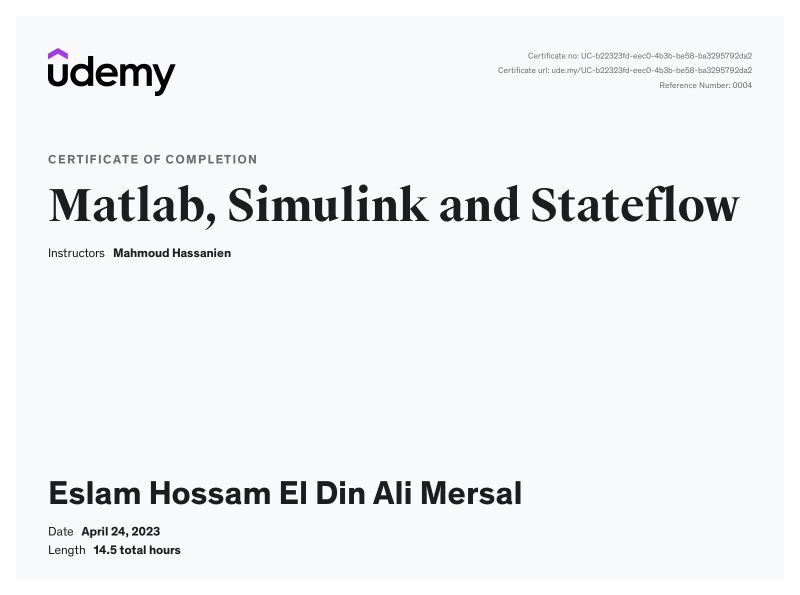 Eslam Mersal on LinkedIn: #simulink #matlab #mathwork #udemy #mbd # ... Eslam Mersal on LinkedIn: #simulink #matlab #mathwork #udemy #mbd # ...