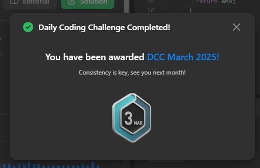 #codingchallenge #consistency #leetcode #problemsolving… | Upasana Sharma #codingchallenge #consistency #leetcode #problemsolving… | Upasana Sharma