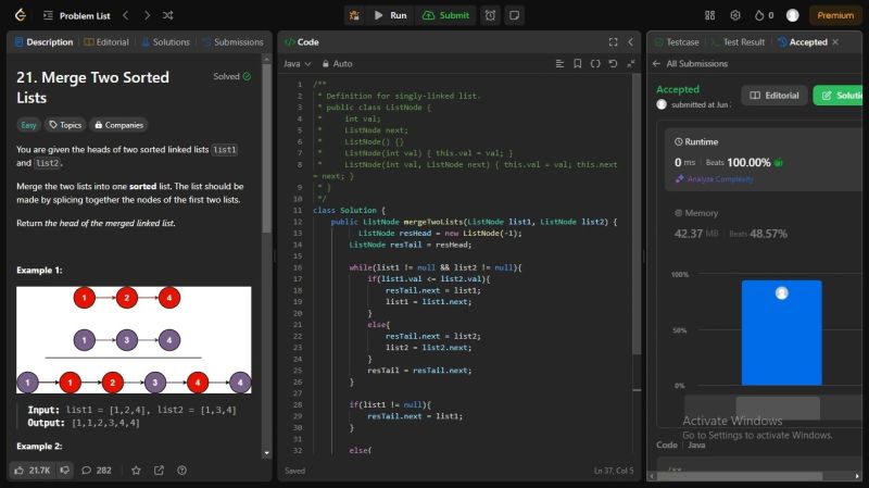 Day 29 of LeetCode challenge: solved one problem | Vedant Nillawar ... Day 29 of LeetCode challenge: solved one problem | Vedant Nillawar ...