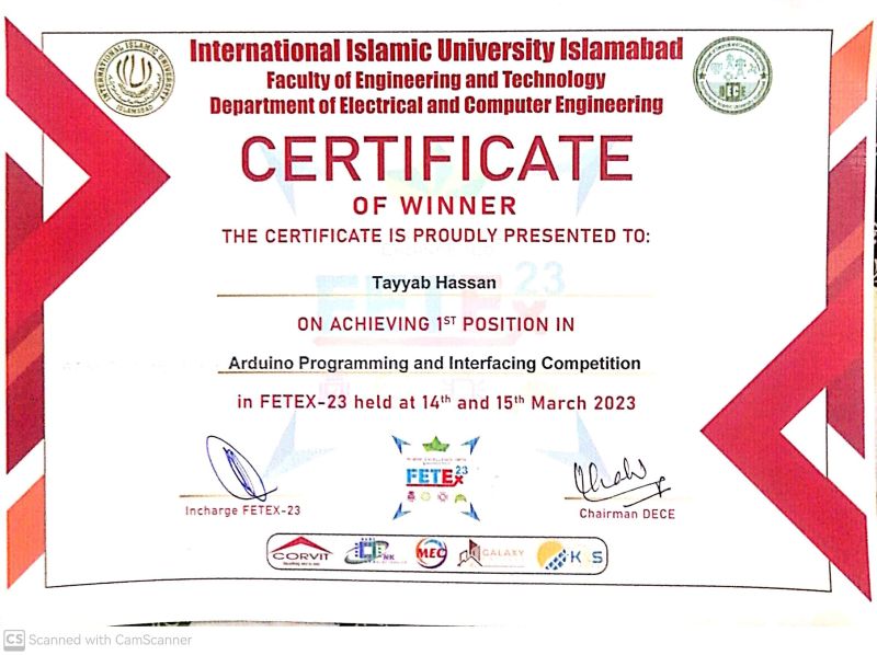 Muhammad Tayyab Hassan on LinkedIn: #fetex23 #arduino #engineering # ... Muhammad Tayyab Hassan on LinkedIn: #fetex23 #arduino #engineering # ...