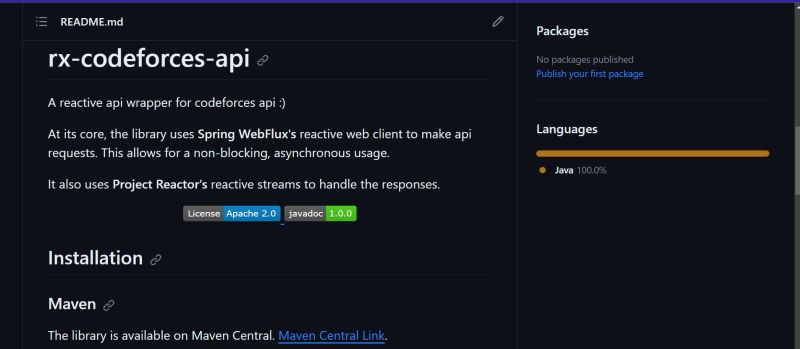 Created a reactive wrapper library for Codeforces API | Mrunank Mistry ... Created a reactive wrapper library for Codeforces API | Mrunank Mistry ...