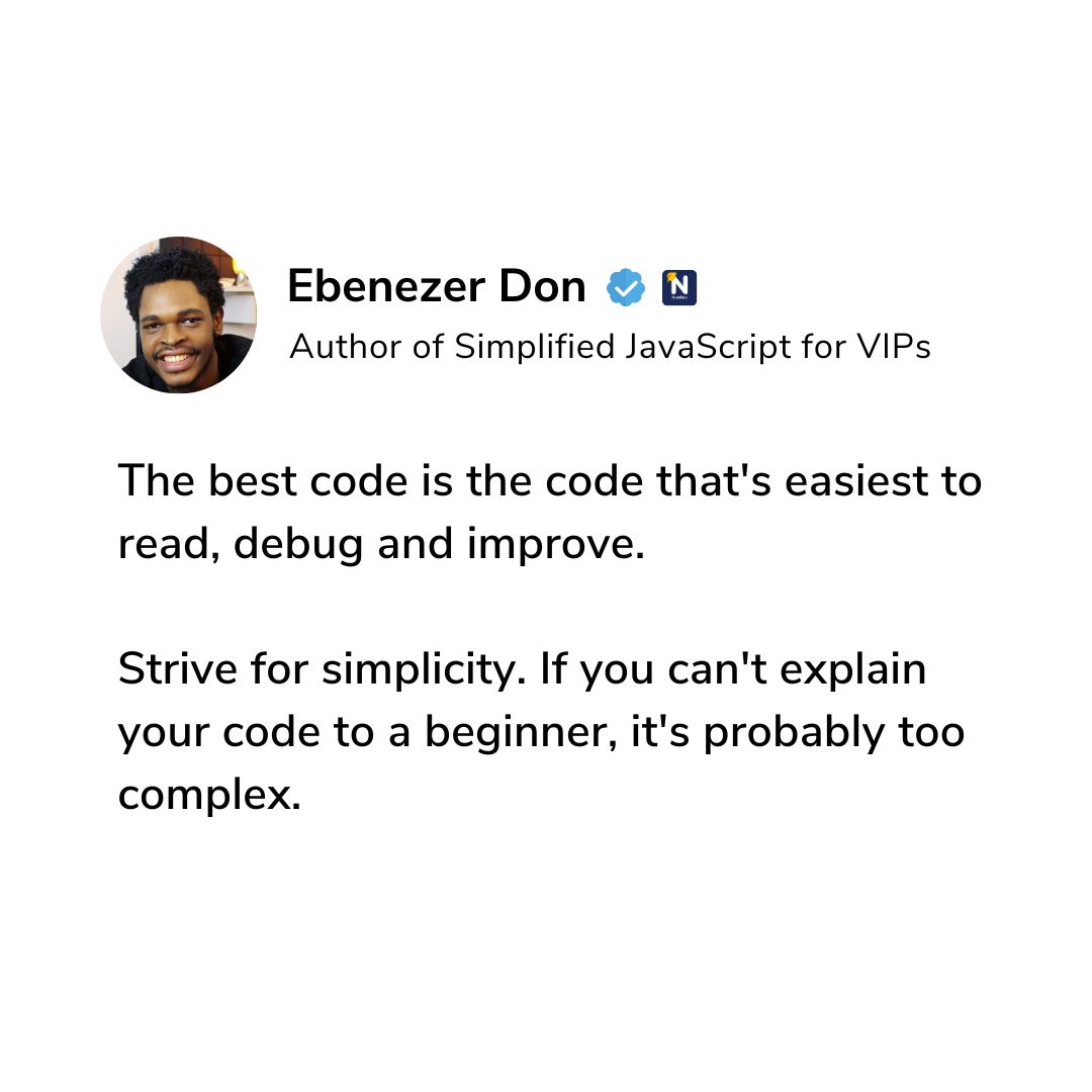 Ebenezer Don on LinkedIn: #programming #softwareengineering # ... Ebenezer Don on LinkedIn: #programming #softwareengineering # ...