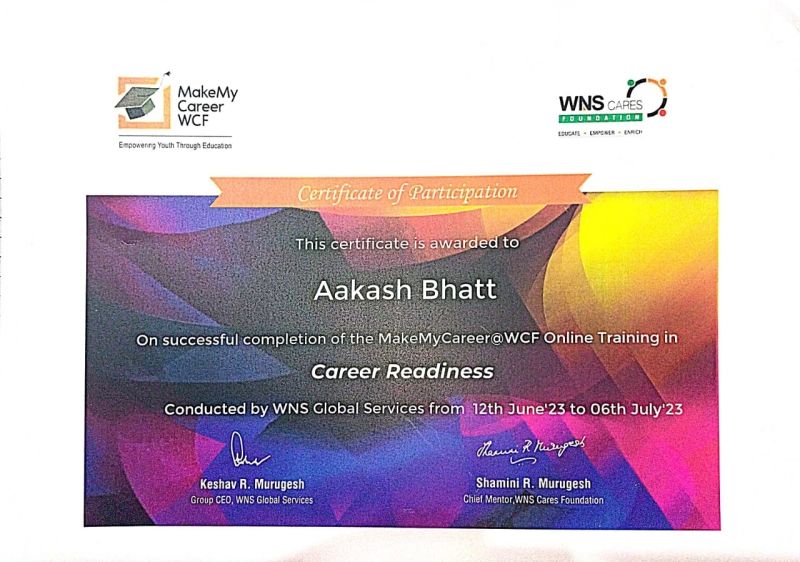 Aakash Bhatt on LinkedIn: #career #thankyou #training #freshers #mba Aakash Bhatt on LinkedIn: #career #thankyou #training #freshers #mba
