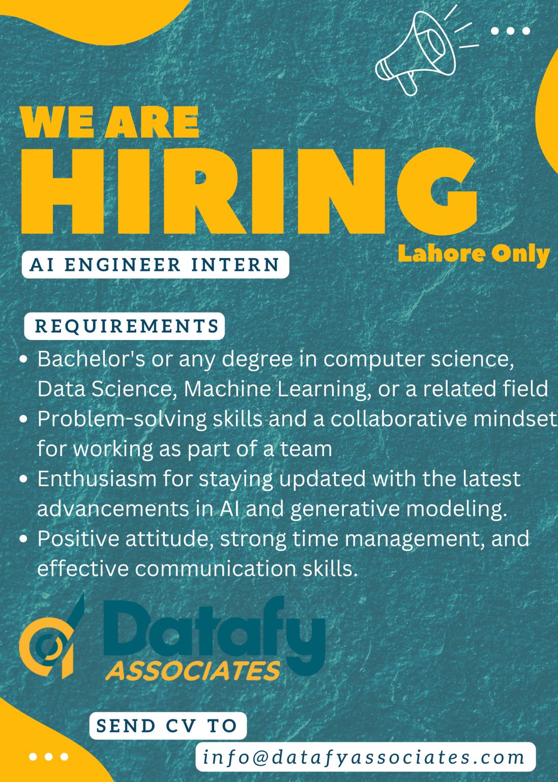 Amjad Raza, Ph.D. on LinkedIn: We are Hiring!! Amjad Raza, Ph.D. on LinkedIn: We are Hiring!!