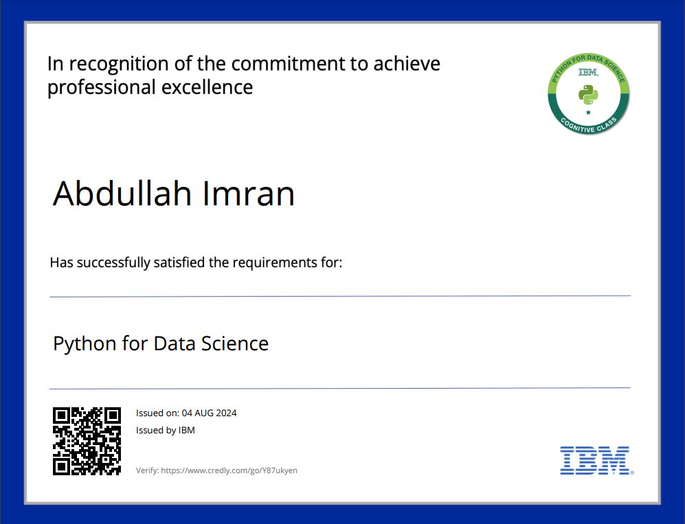 Abdullah Imran on LinkedIn: #python #datascience #numpy #pandas #ibm # ... Abdullah Imran on LinkedIn: #python #datascience #numpy #pandas #ibm # ...