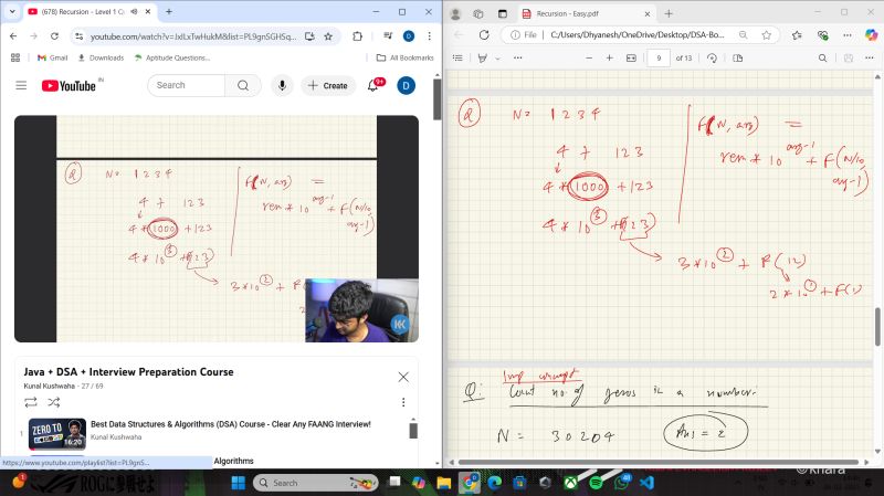 #dsa #kunalkushwaha #linkedinlearning #java | Dhyanesh Supare #dsa #kunalkushwaha #linkedinlearning #java | Dhyanesh Supare