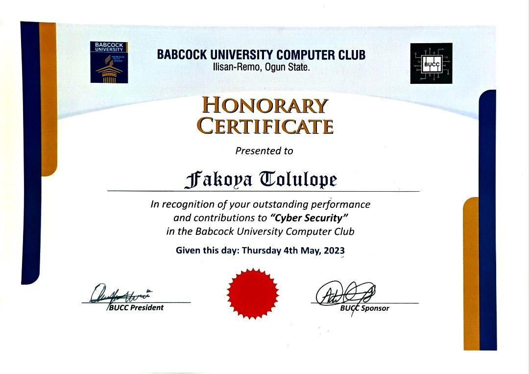 Tolulope Fakoya on LinkedIn: #cybersecurity Tolulope Fakoya on LinkedIn: #cybersecurity