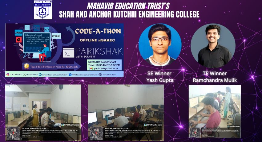 Shah And Anchor Kutchhi Engineering College on LinkedIn: SAKEC ... Shah And Anchor Kutchhi Engineering College on LinkedIn: SAKEC ...