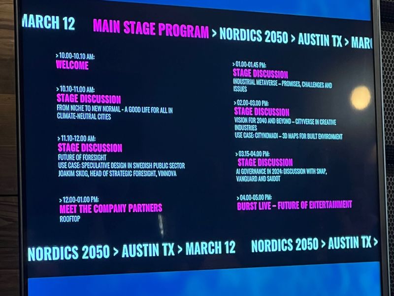 Paula Parviainen on LinkedIn: #nordics2050 #austintexas #ai #metaverse Paula Parviainen on LinkedIn: #nordics2050 #austintexas #ai #metaverse