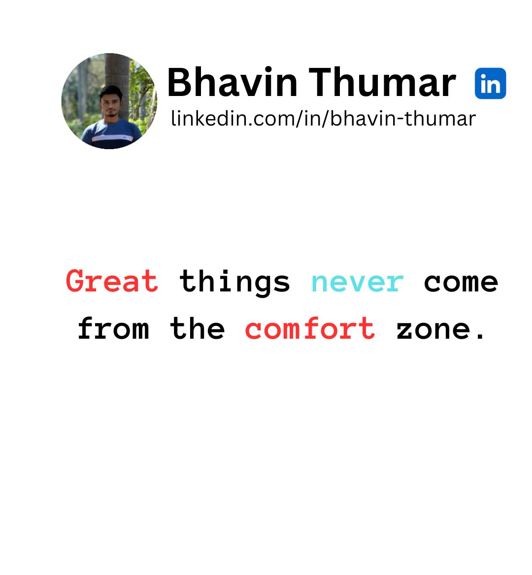Bhavin Thumar on LinkedIn: Agree? Bhavin Thumar on LinkedIn: Agree?