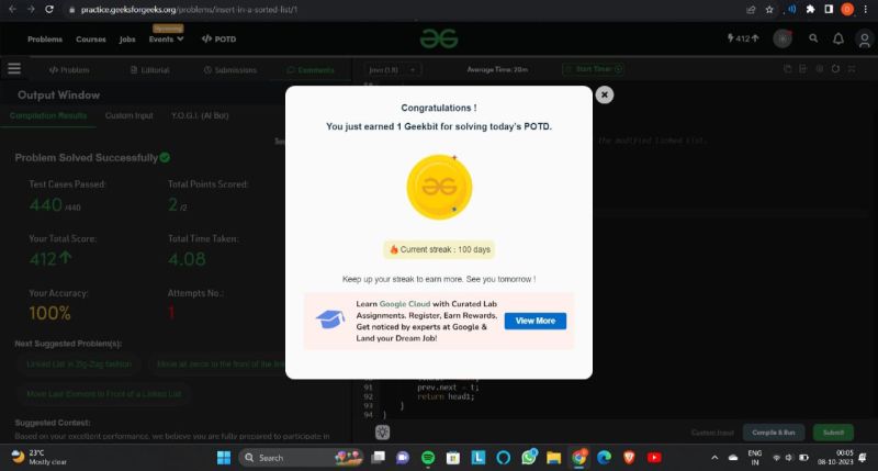 Dheeraj Thakre on LinkedIn: #100daysofpotd #geeksforgeeks # ... Dheeraj Thakre on LinkedIn: #100daysofpotd #geeksforgeeks # ...