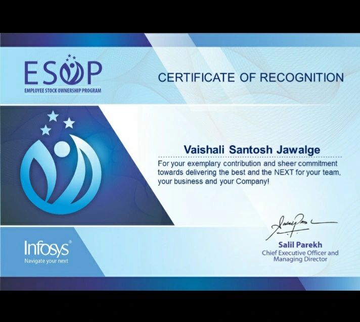 Vaishali Jawalge on LinkedIn: I am happy to share that recieved ... Vaishali Jawalge on LinkedIn: I am happy to share that recieved ...