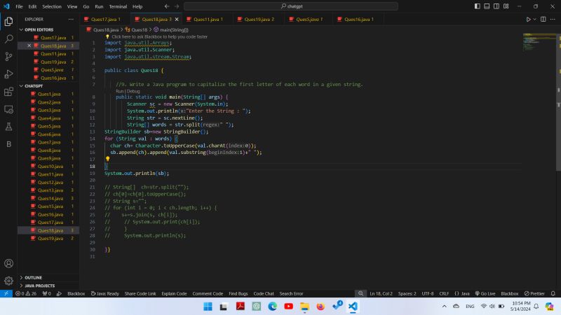 Shivam Gupta on LinkedIn: #100daysofjava #java #stringmanipulation # ... Shivam Gupta on LinkedIn: #100daysofjava #java #stringmanipulation # ...