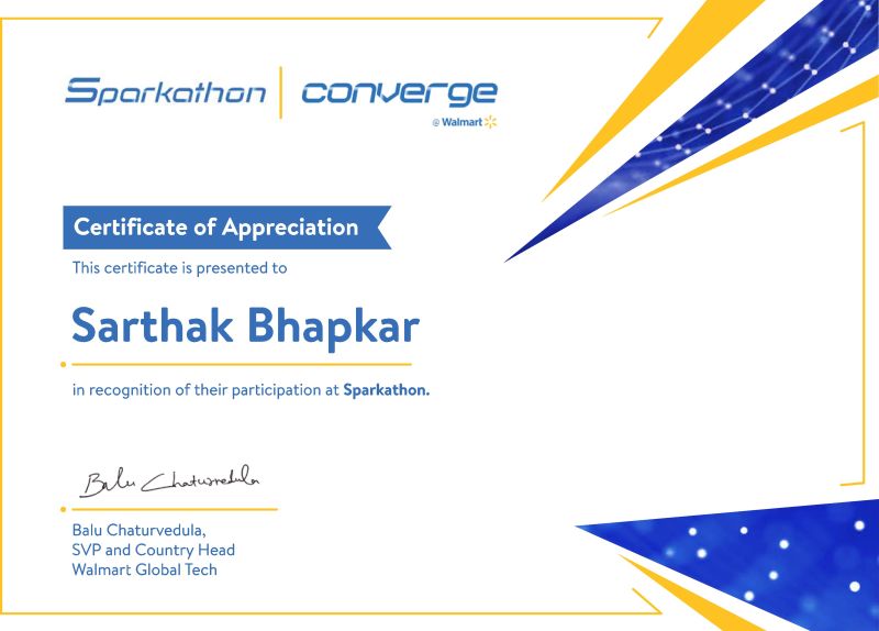 Sarthak Bhapkar on LinkedIn: #sparkathon #innovationjourney # ... Sarthak Bhapkar on LinkedIn: #sparkathon #innovationjourney # ...