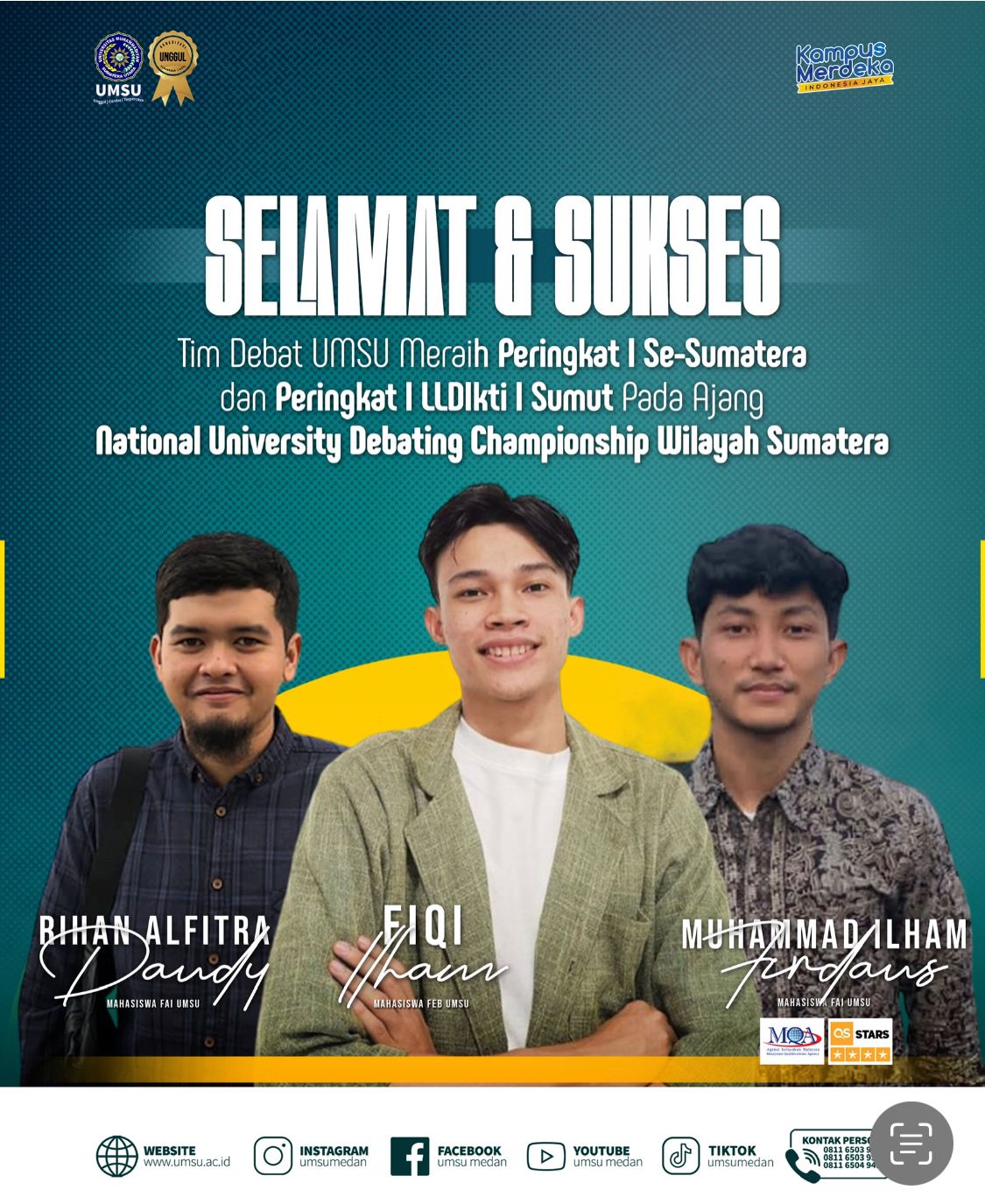 Rudi Rudianto on LinkedIn: Congratulation. UMSU Debating Team Become ... Rudi Rudianto on LinkedIn: Congratulation. UMSU Debating Team Become ...