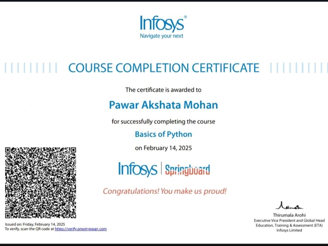 #python #learning #infosysspringboard #coding #growthmindset | Akshata ... #python #learning #infosysspringboard #coding #growthmindset | Akshata ...